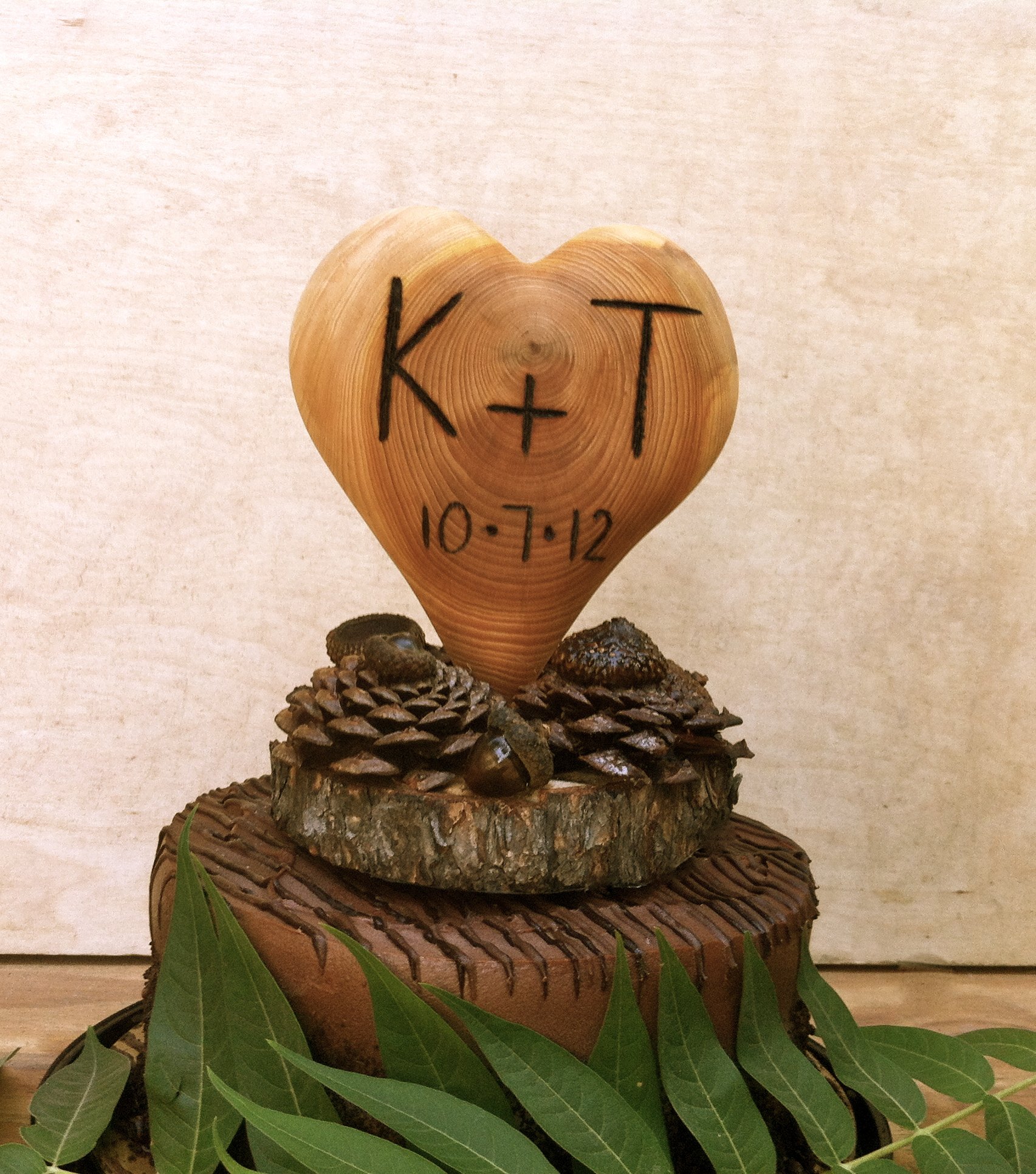 Rustic Wedding Cake Topper on Luulla